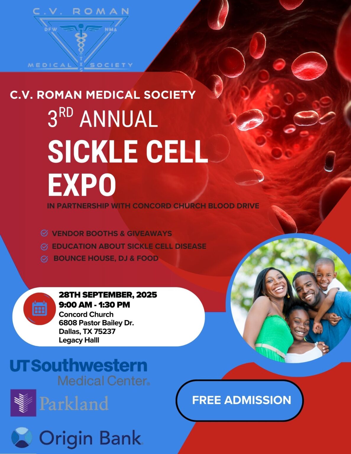 3rd Annual Sickle Cell Anemia Expo - The C.V. Roman Medical Society